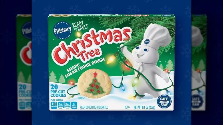 Uma variedade de produtos Pillsbury's Christmas 2021