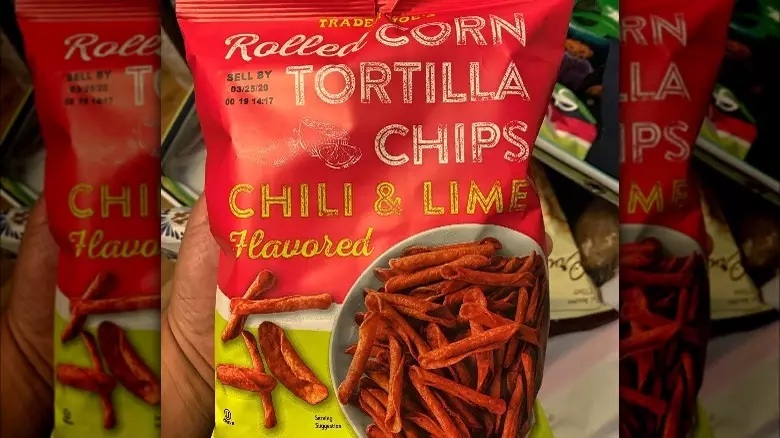 Chips de tortilha de limão e pimenta Trader Joe's