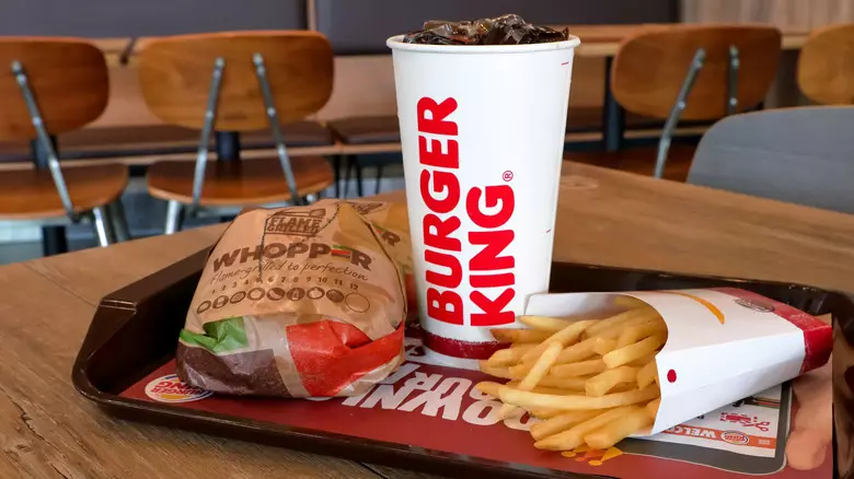 Comida económica de Burger King