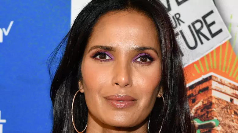 anting hoop padma lakshmi