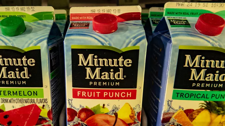 punch aux fruits minute maid