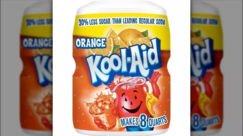 ល្បាយភេសជ្ជៈពណ៌ទឹកក្រូច Kool-Aid