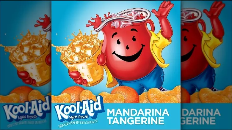 Ngwakọta ihe ọṅụṅụ Kool-Aid Aguas Frescas Mandarina Tangerine