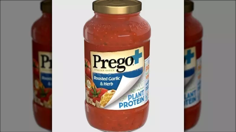 Prego Plant Proteinli Italiya pomidor sousi qovurilgan sarimsoq va o't bilan