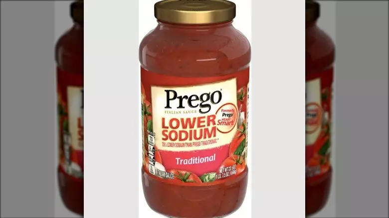 Prego Lower Sodium Tradicional itāļu valoda