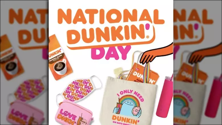 grafika National Dunkin' Day s artiklima paketa za njegu