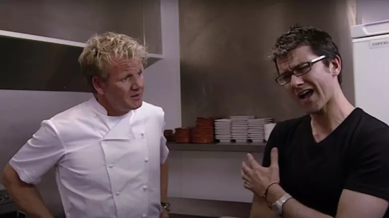 Gordon Ramsay ja kokki mukana