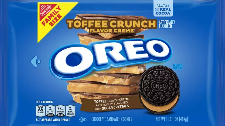 Oreo ٹافی کرنچ کوکی پیکیج