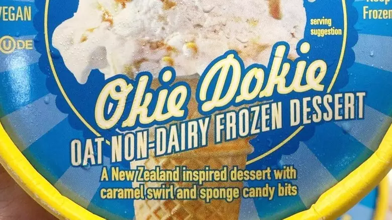 Ang Trader Joe nga Okie Dokie oat milk frozen dessert