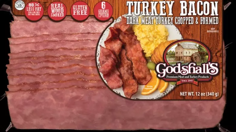 En pakke Godshall's Turkey Bacon