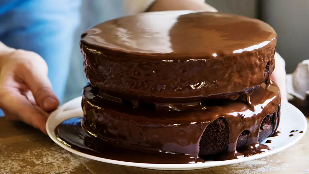 Torta al cioccolato con friggitrice ad aria