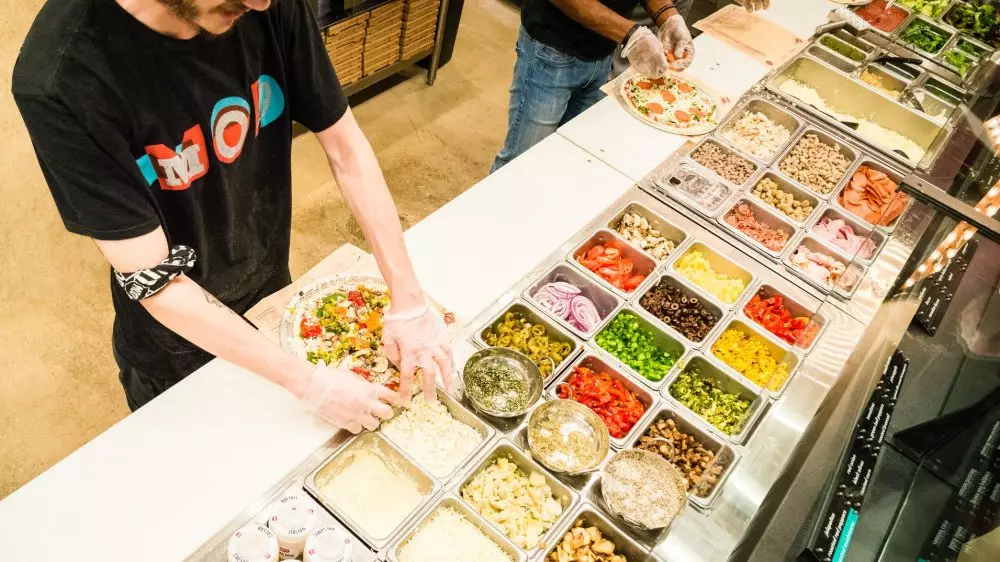I-MOD Pizza toppings