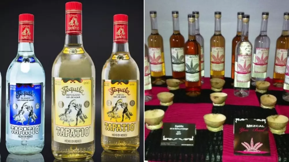 Tequilas ແລະ mezcals