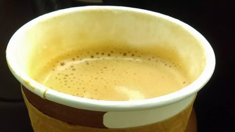 Colpo di caffè espresso