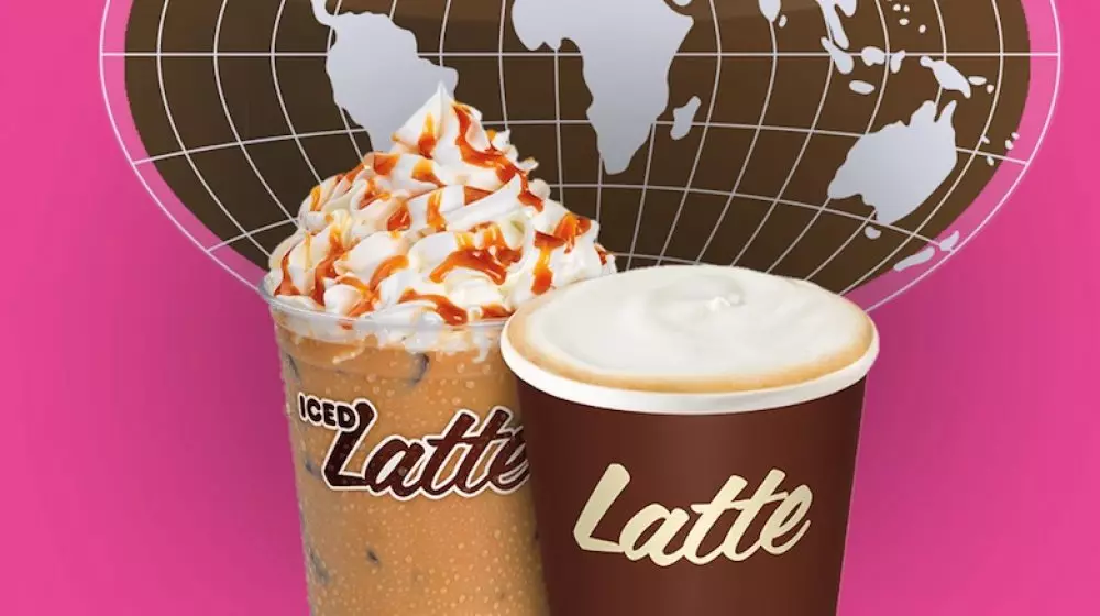 Dunkin 'Donuts' karamel swirl latte