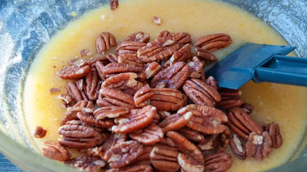 ការបំពេញចំណិត pecan