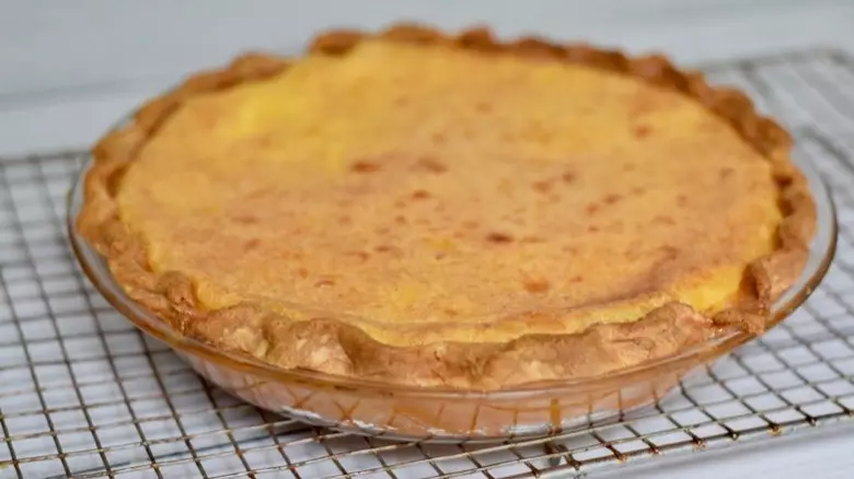 torta de crema de ovo