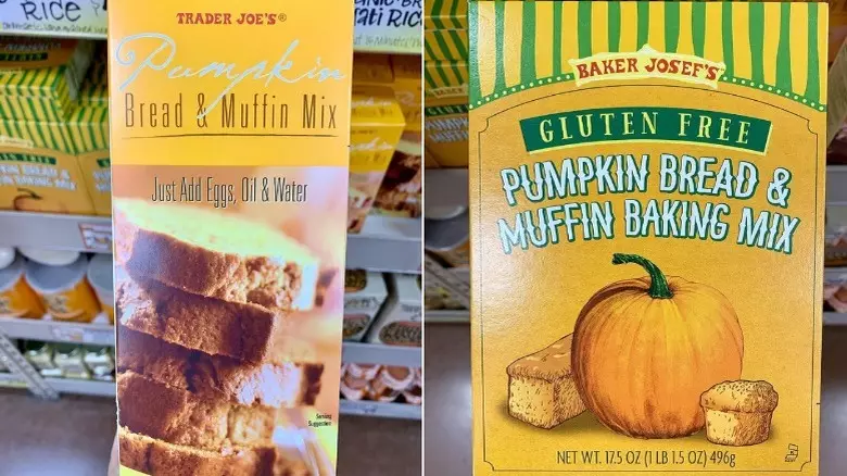 Mezcla de pan y muffins de calabaza de Trader Joe