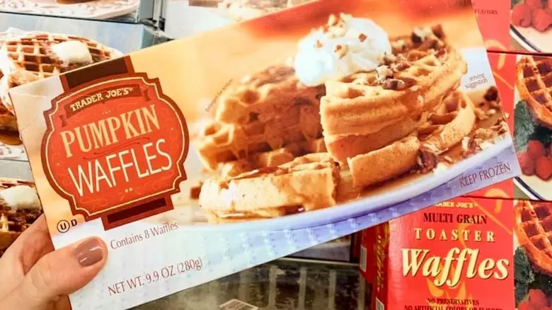 Trader Joe's Pumpkin Waffles