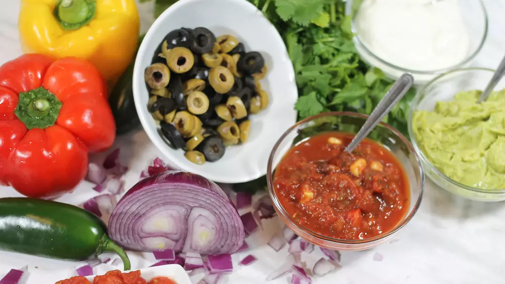 ingredientes para pan nachos