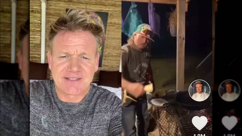 Gordono Ramsay duetas „TikTok“.