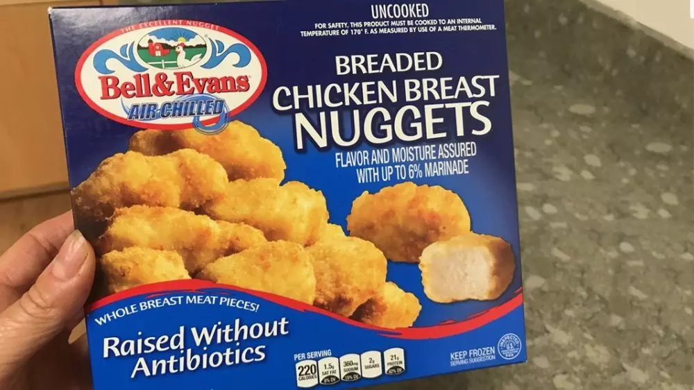 ቤል እና ኢቫንስ ዳቦ የዶሮ ጡት Nuggets