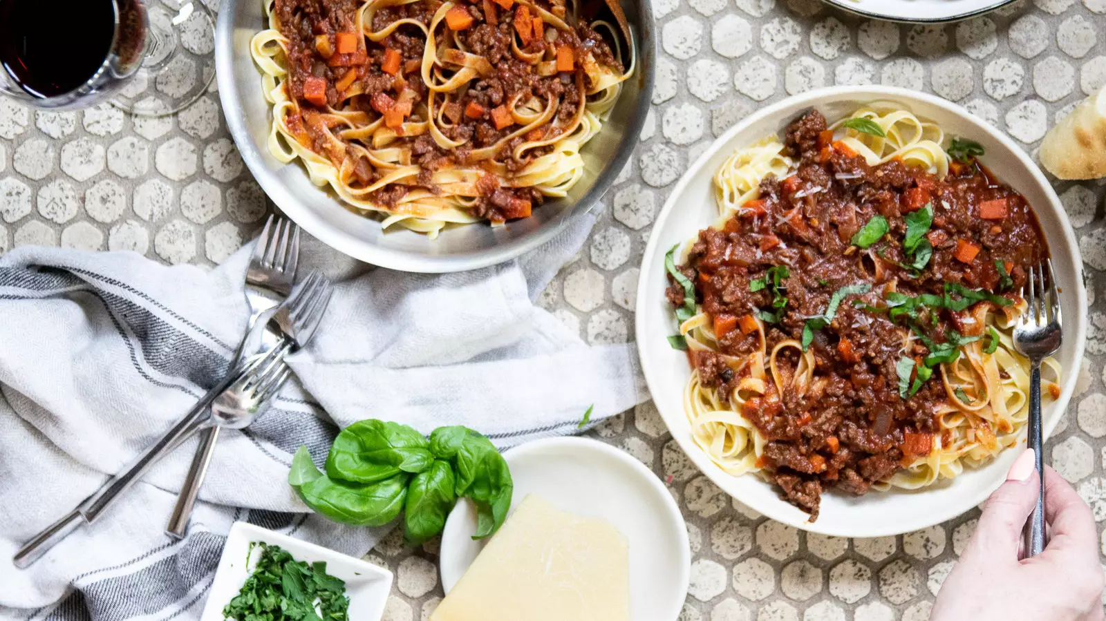 30 mínútna Pasta Bolognese uppskrift