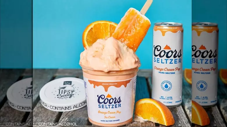 Coors 'orange seltzer ice cream