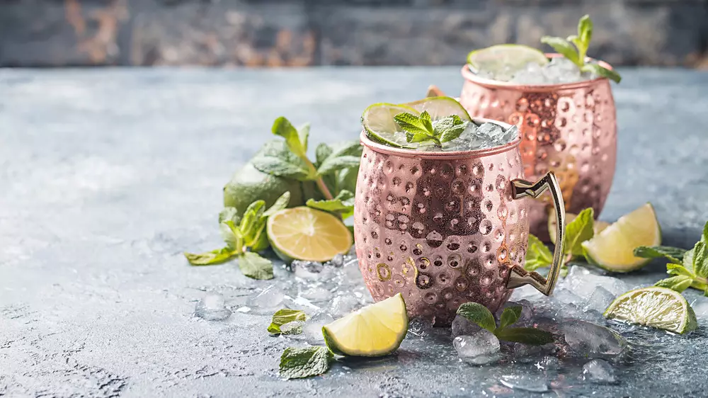 tazas de cobre moscow mule