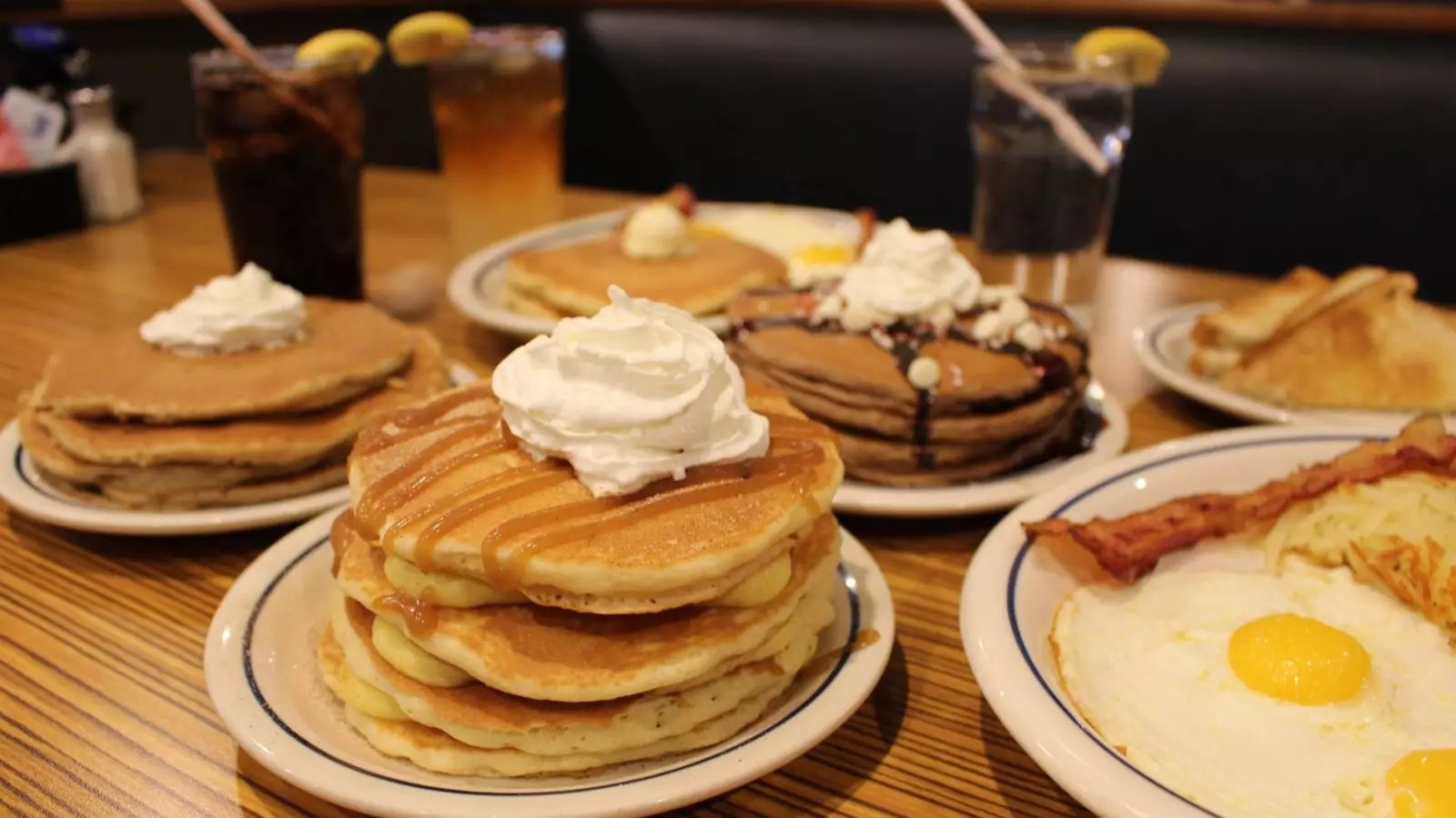 Папулярныя прадметы IHOP, рэйтынг ад горшага да лепшага