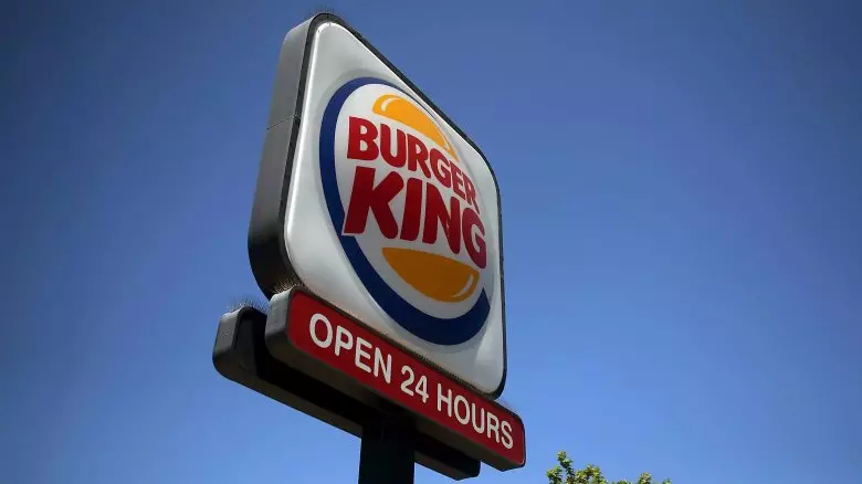 burger king sign