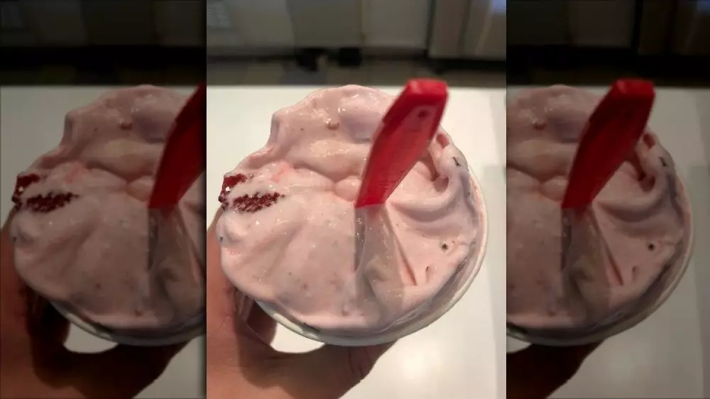 Txokotan bustitako Strawberry Blizzard