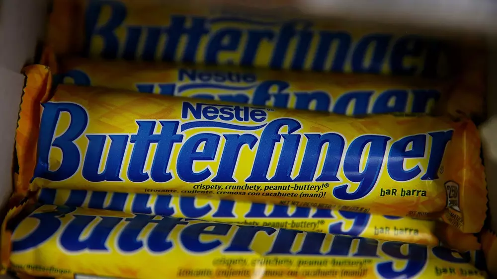 Butterfingers tsis pom nyob rau hauv lub teb chaws Yelemees