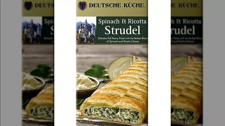 Kanda kumashusho ya spinach na ricotta streudel