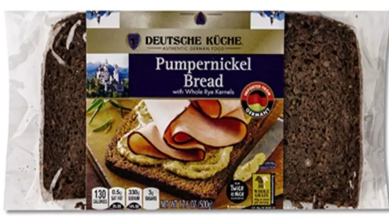 Parseberjocht ôfbylding fan pumpernickel brea