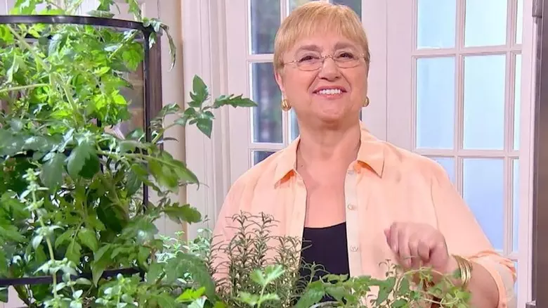 Lidia Bastianich nwere herbs Italian