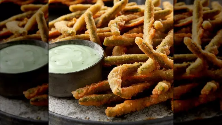 Batatas fritas de feijão verde de sexta-feira TGI