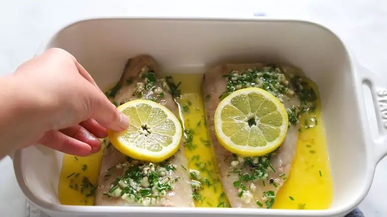 einfach gebakene mahi mahi