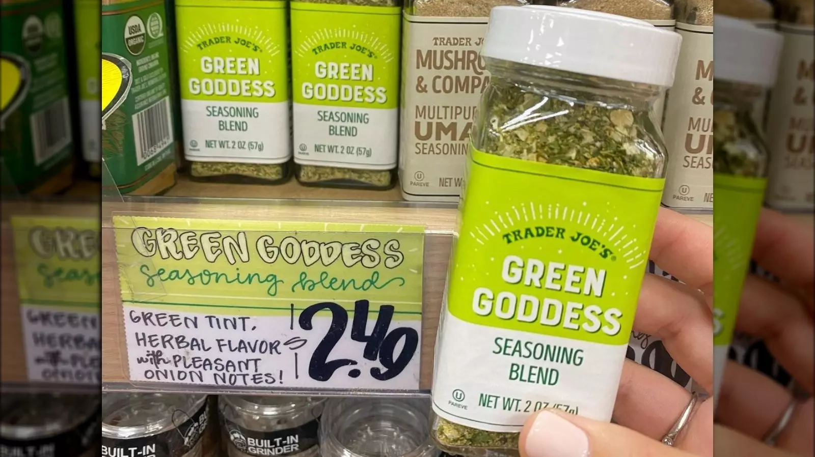 นักช้อปของ Joe Trader คลั่งไคล้ Green Goddess Seasoning Blend