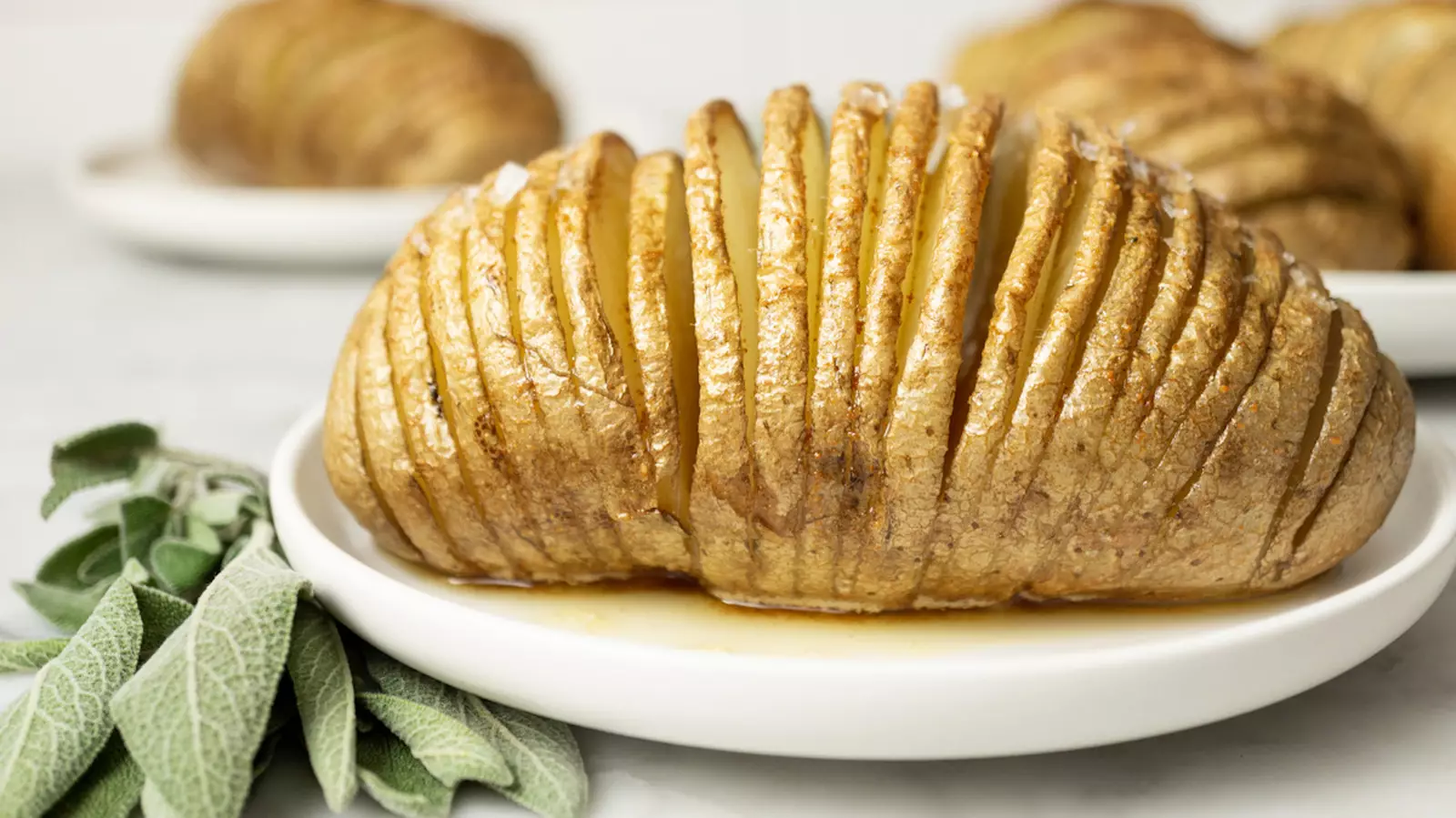 Συνταγή πατάτας Hasselback