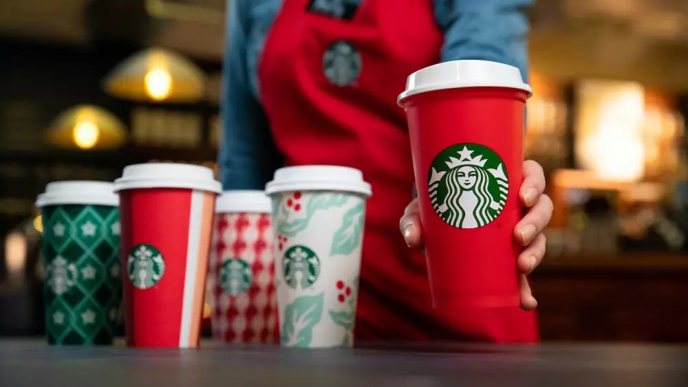 Tazas navideñas de Starbucks