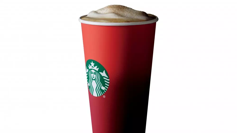 „Starbucks Eggnog Latte“.