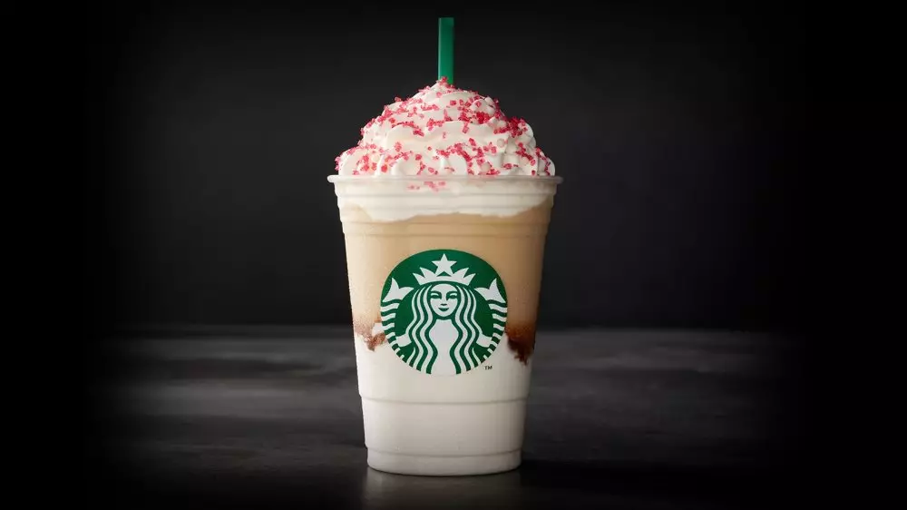 Starbucks grauzdēta baltā šokolāde Mocha Frappuccino