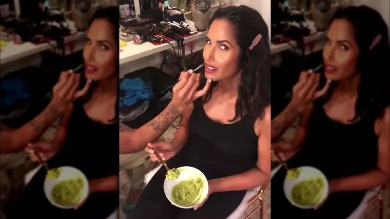 Potret layar pidéo Instagram Padma Lakshmi