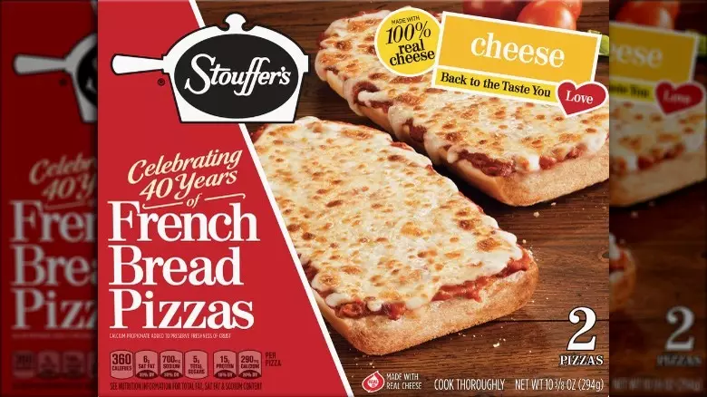 La pizza al pane francese di Stouffer