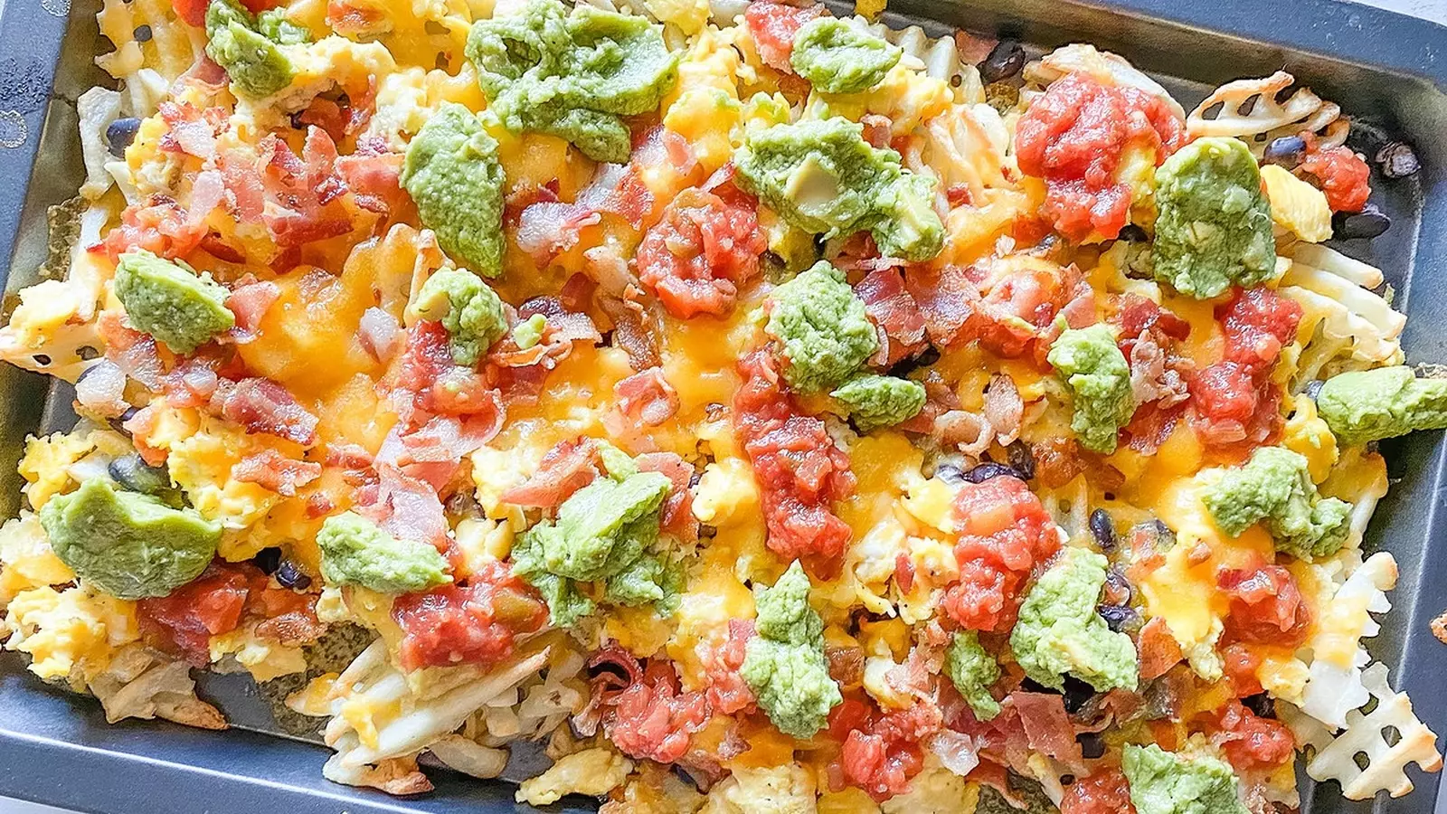 Einfaches Frühstücks-Nachos-Rezept