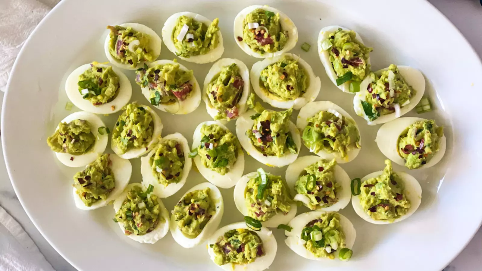 Guacamole Deviled Eggs Recipe