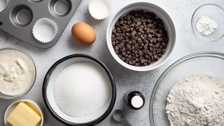 ingredients per a mini muffins