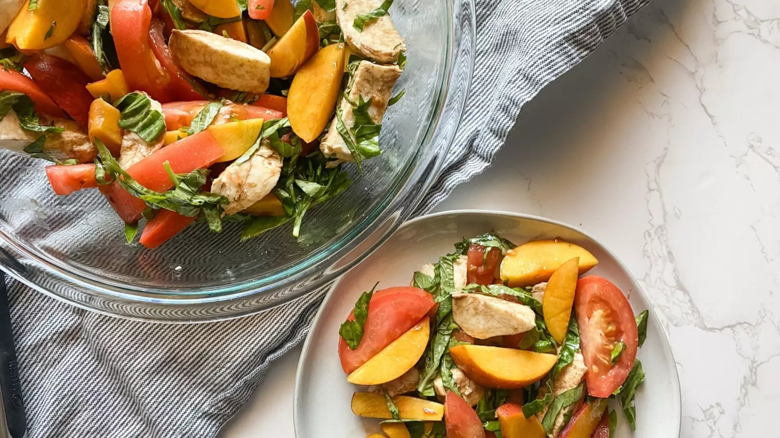 Peach Caprese Salad Recipe