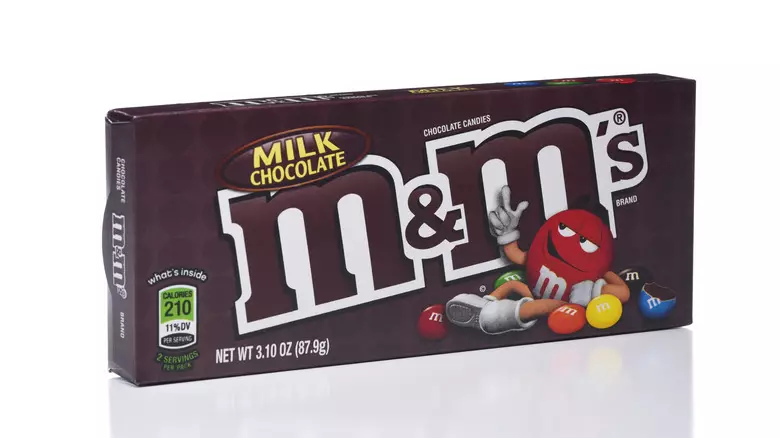 chocolate con leite simple M&Ms